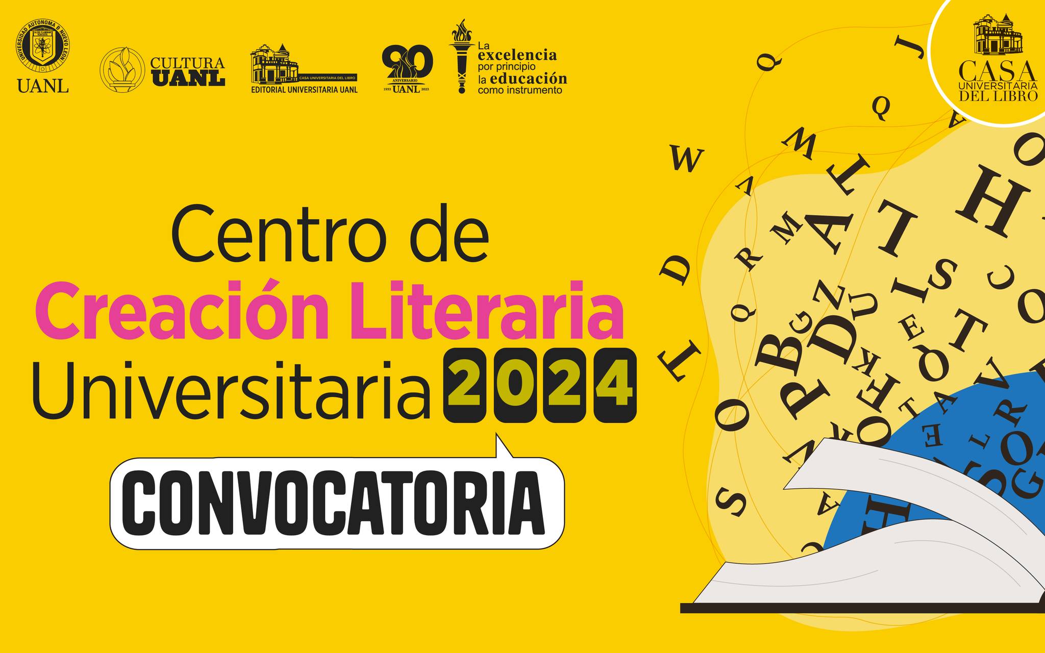 Convocatoria: Creación Literaria Universitaria 2024 - Universidad Autónoma de Nuevo León