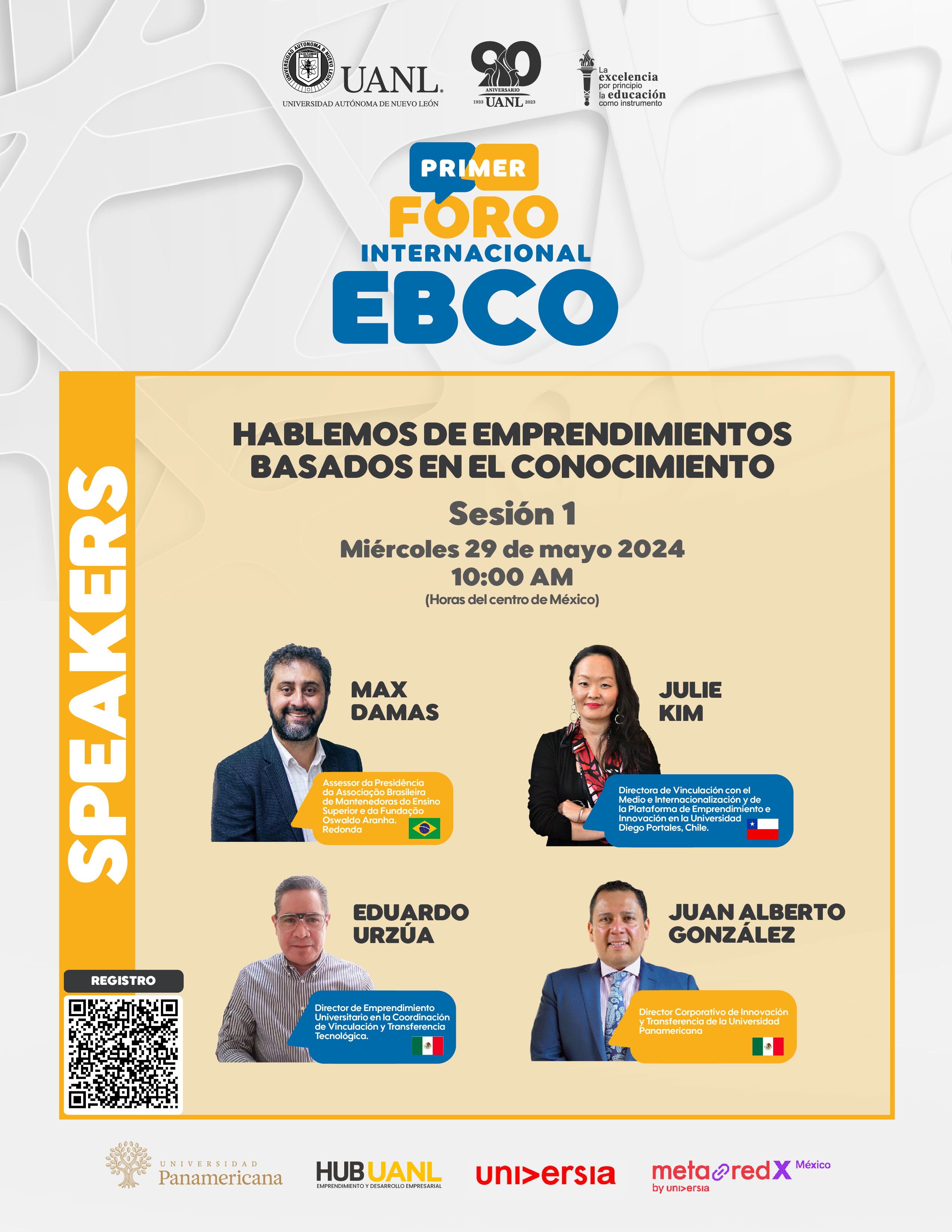 Primer Foro Internacional EBCO - Universidad Autónoma de Nuevo León